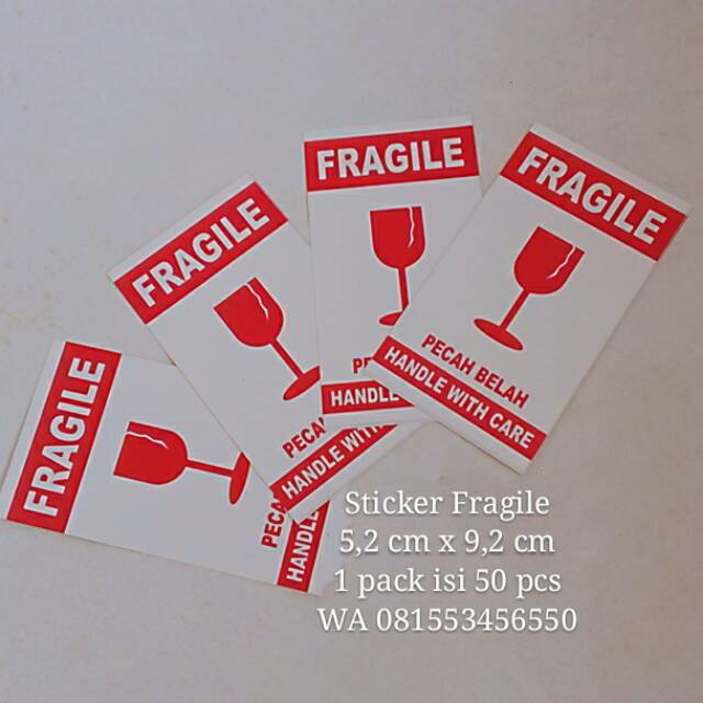 Jual Sticker Fragile | Shopee Indonesia