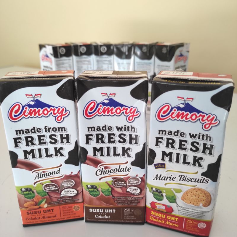 Jual Cimory Fresh Milk Susu UHT 250 ml | Shopee Indonesia