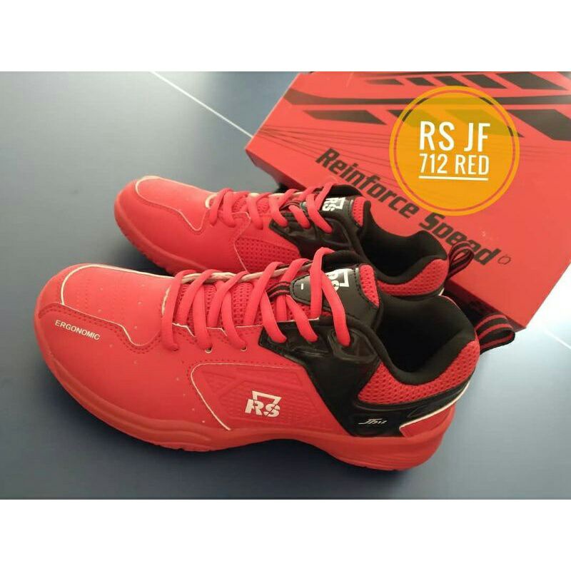 Jual SEPATU BADMINTON RS REINFORCE SPEED JF 712 RED ORIGINAL | Shopee ...