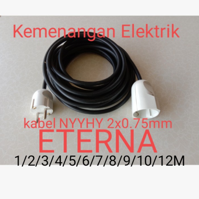 Jual SAMBUNGAN KABEL LISTRIK EXTENTION BROCO 1/2/3/4/5/6/7/8/9/10METER ...
