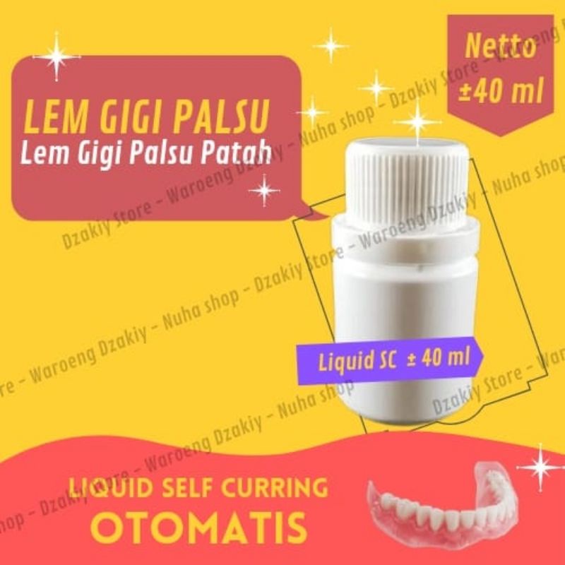 Jual Lem Gigi Palsu Tahan Lama Permanen Lem Gigi Patah Lem Gigi Serbuk ...