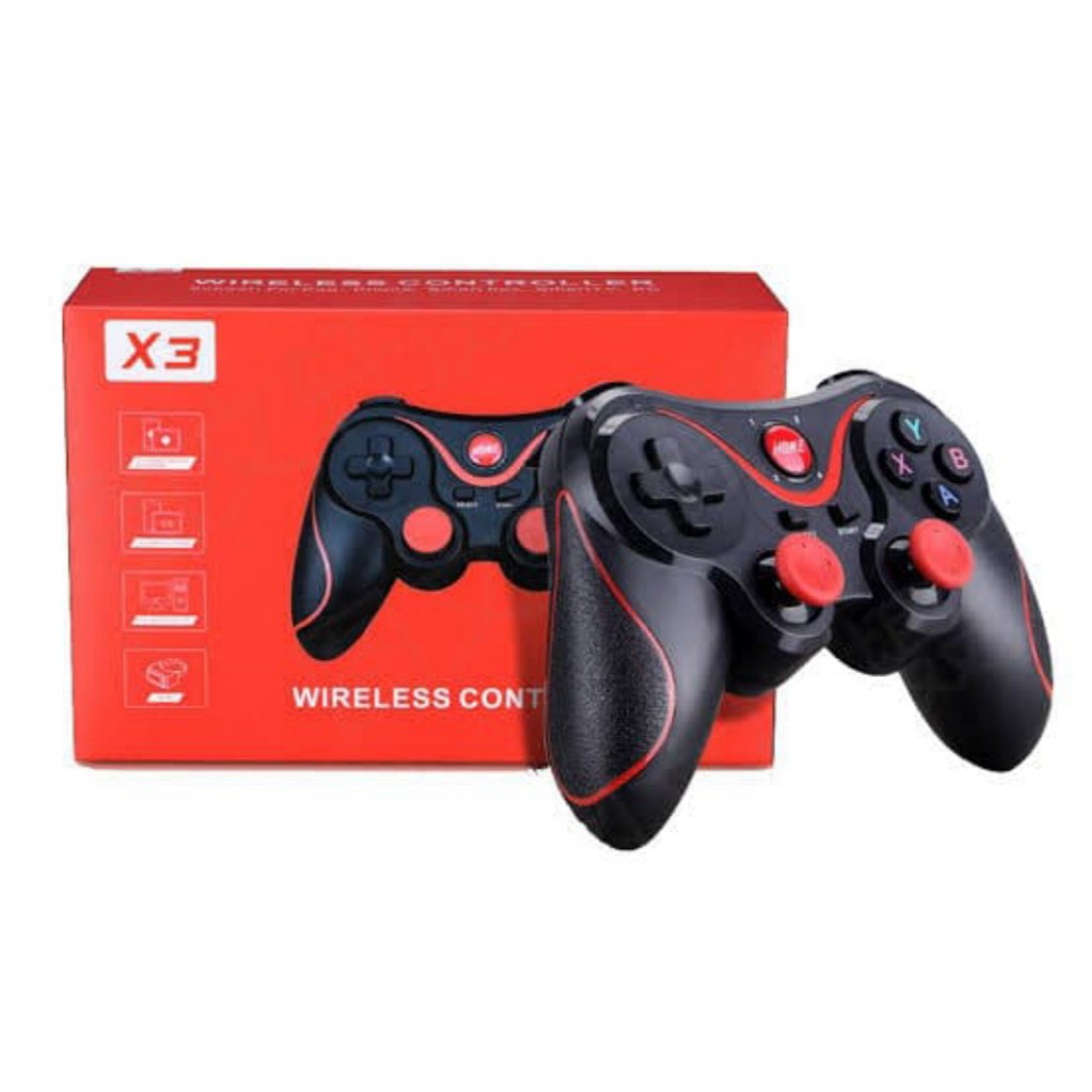Jual GAMEPAD X3 JOYSTICK Bluetooth WIRELESS SMARTPHONE ANDROID HOLDER ...