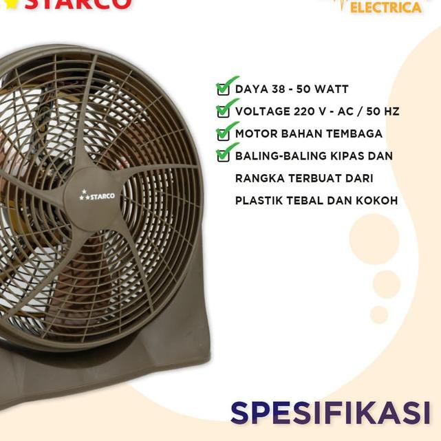 Jual bgs-953 Starco Industrial Fan 16 inci SPF-108 | Shopee Indonesia