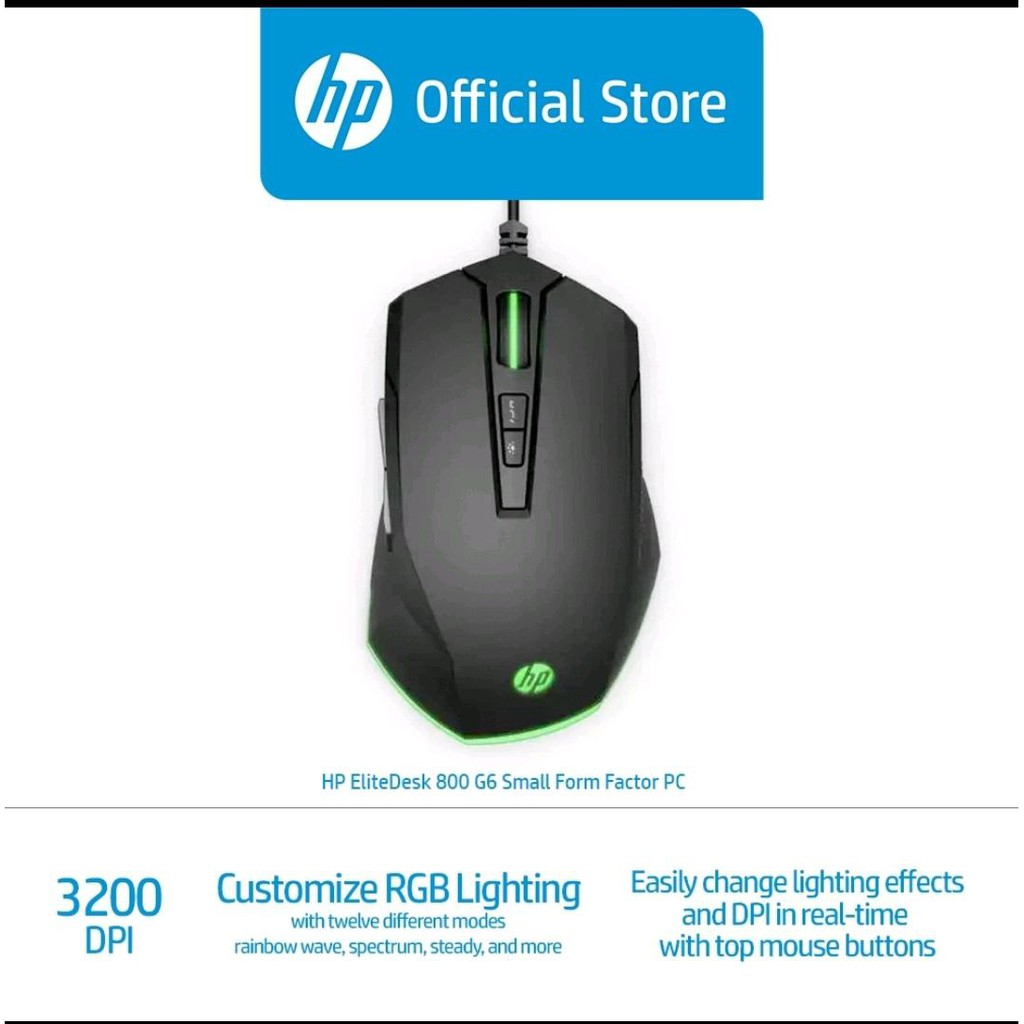Jual HP Pavilion Gaming Mouse 200 (5JS07AA) | Shopee Indonesia