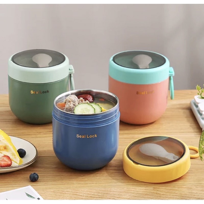 Jual [MS] Termos Sup Stainless 304 / Cangkir Susu Portable Mini Sup 800ml | Shopee Indonesia