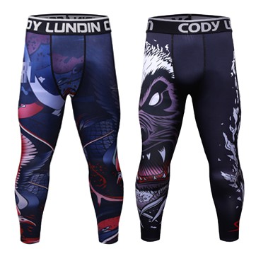 Jual Celana Legging MMA Rash Guard Superhero Jiujitsu Fitness ...
