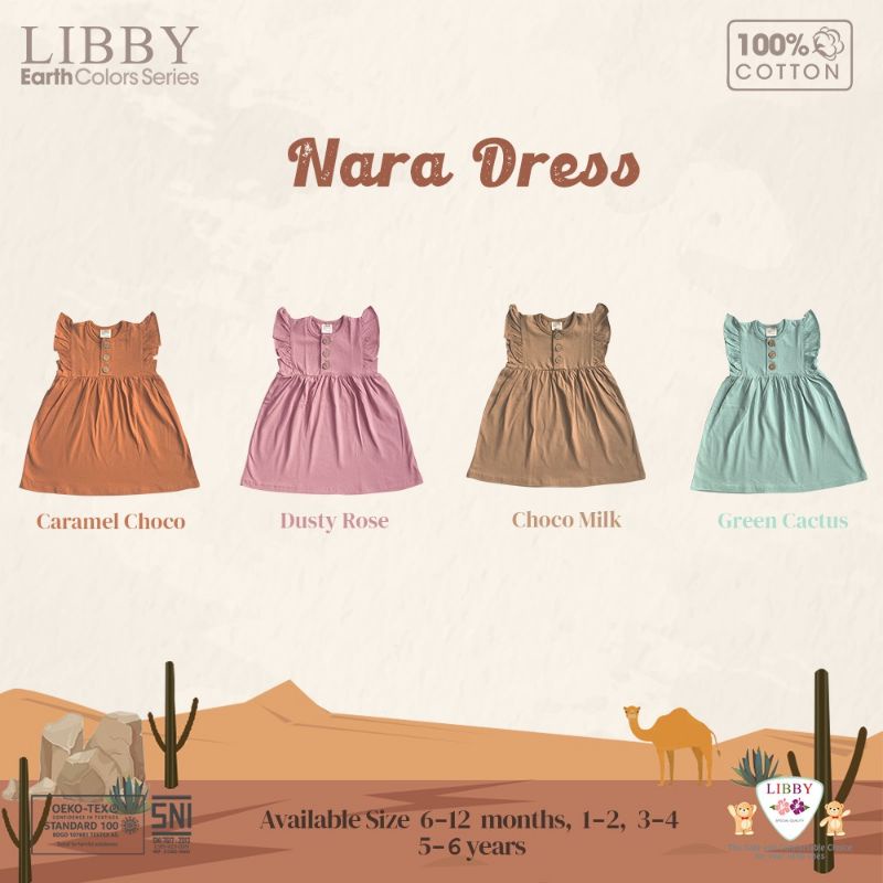 Jual Libby Baby Nara Dress Bayi | Shopee Indonesia