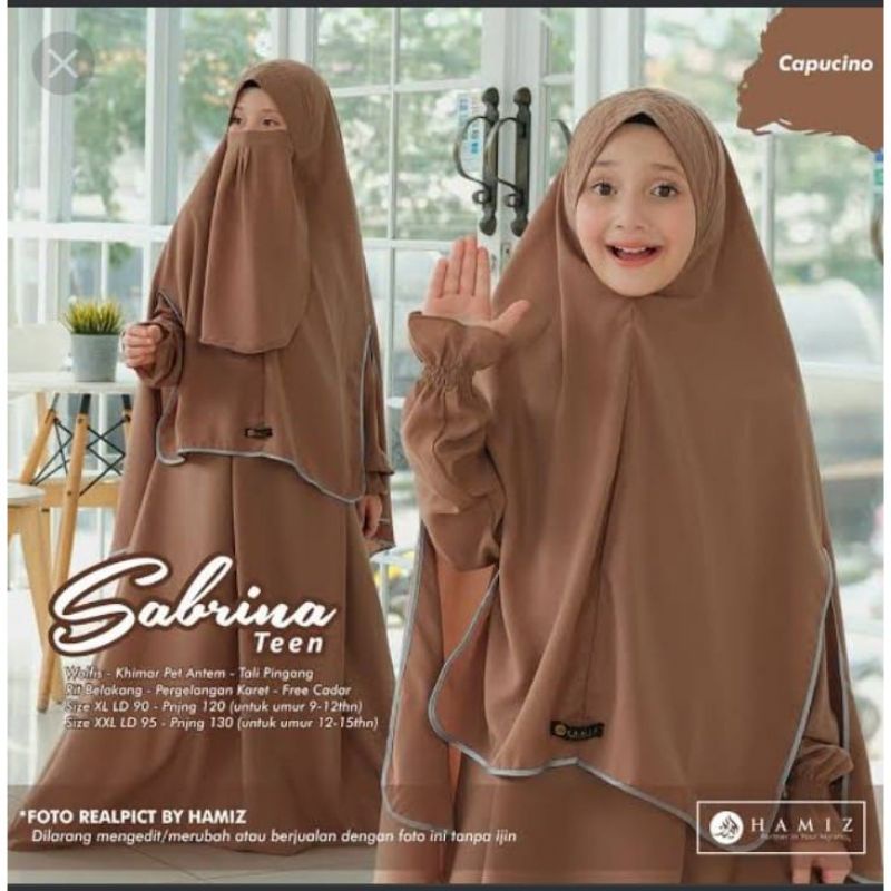 Jual SABRINA TEEN SYARI KIDS Gamis syar'i anak tanggung 9 13 tahun ...