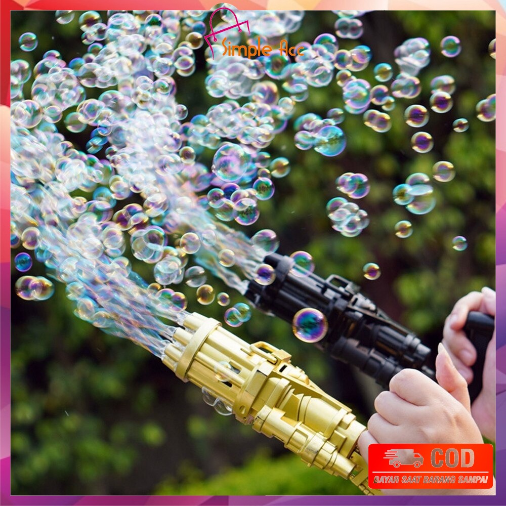 Jual DO-M197 Mainan Bubble Gun Pistol Gelembung Sabun Anak Buble Gun ...