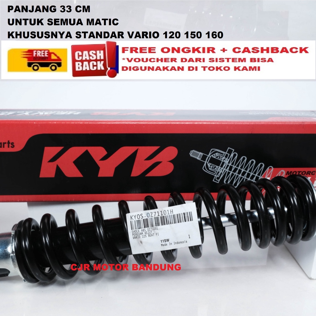 Jual KAYABA HEAVY DUTY OZ71101 Shock Belakang Motor Vario 125 150 160 Shockbreaker Vario Beat ...
