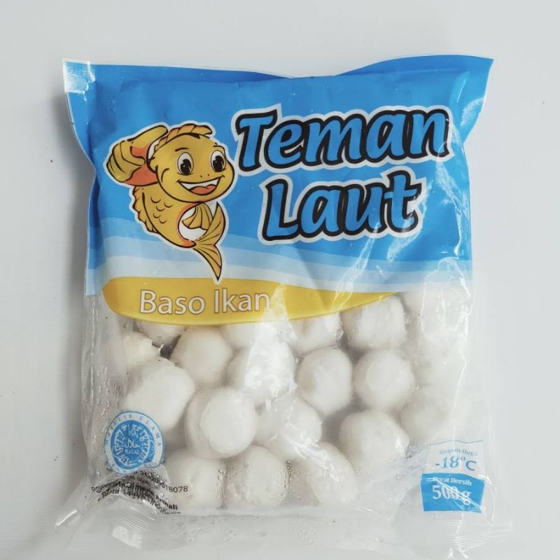 Jual Teman laut baso ikan fish ball bakso ikan kuah goreng 500 gram ...