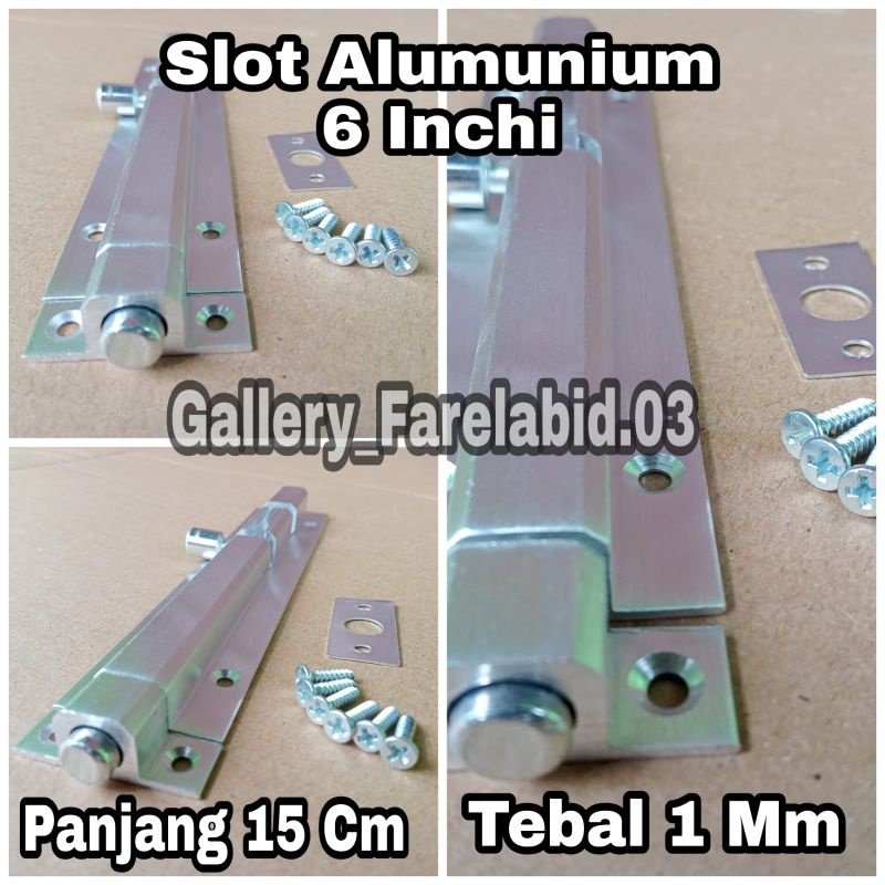 Jual Grendel Alumunium Tebal 8 Inchi Slot Pintu Rumah Kupu Tarung Inch ...