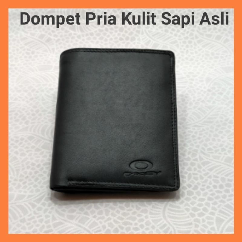 Jual (PROMO) Dompet Kulit Asli Dompet Lipat Kulit Pria Merek Oakley 3 ...