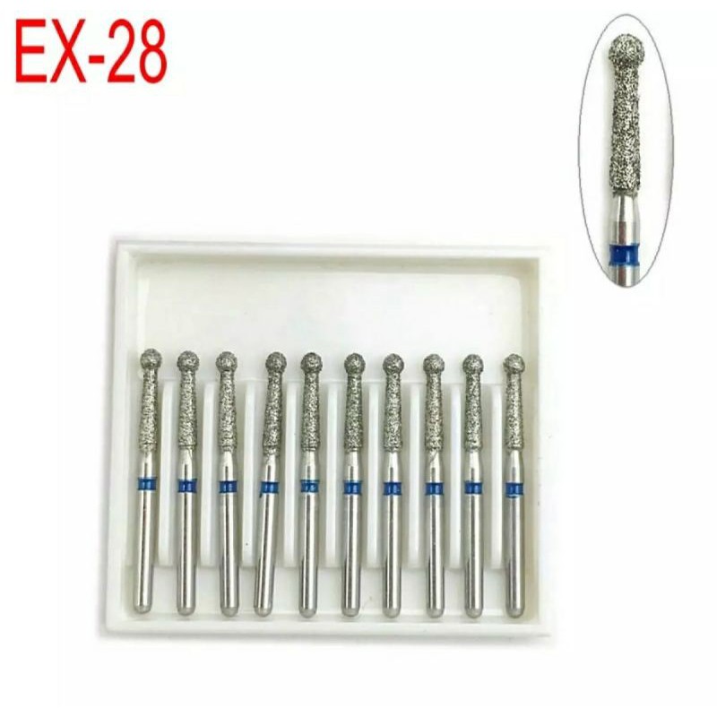 Jual Endo Access BUR EX-28 Satuan Merc Xceldent / Dental Diamond Burs ...