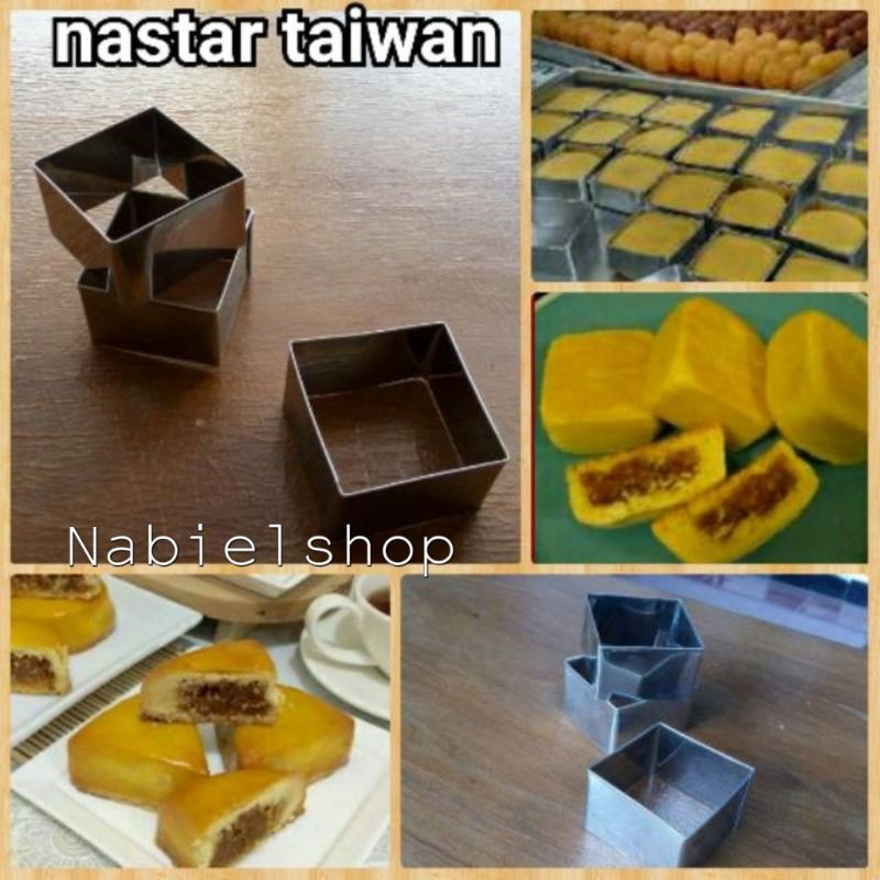 Jual Cetakan ring nastar taiwan 12 pcs dan penekan | Shopee Indonesia