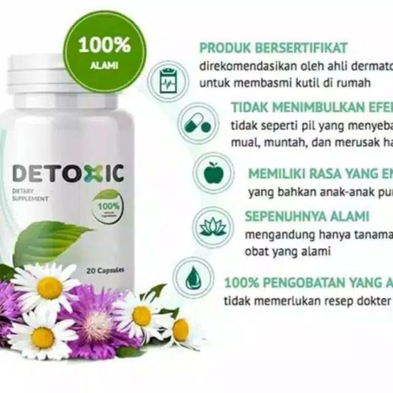 Jual Detoxic Obat Anti Parasit 100% Original Terbaik Dietary Suplement ...