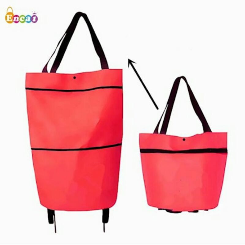 Jual Tas Keranjang Kantong Troli Trolli Trolley Troly Tote Bag Belanja ...
