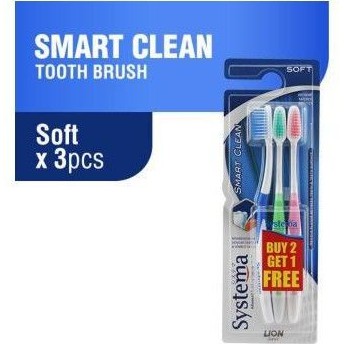 Jual SYSTEMA Toothbrush Smart Clean - Isi 3 | Shopee Indonesia