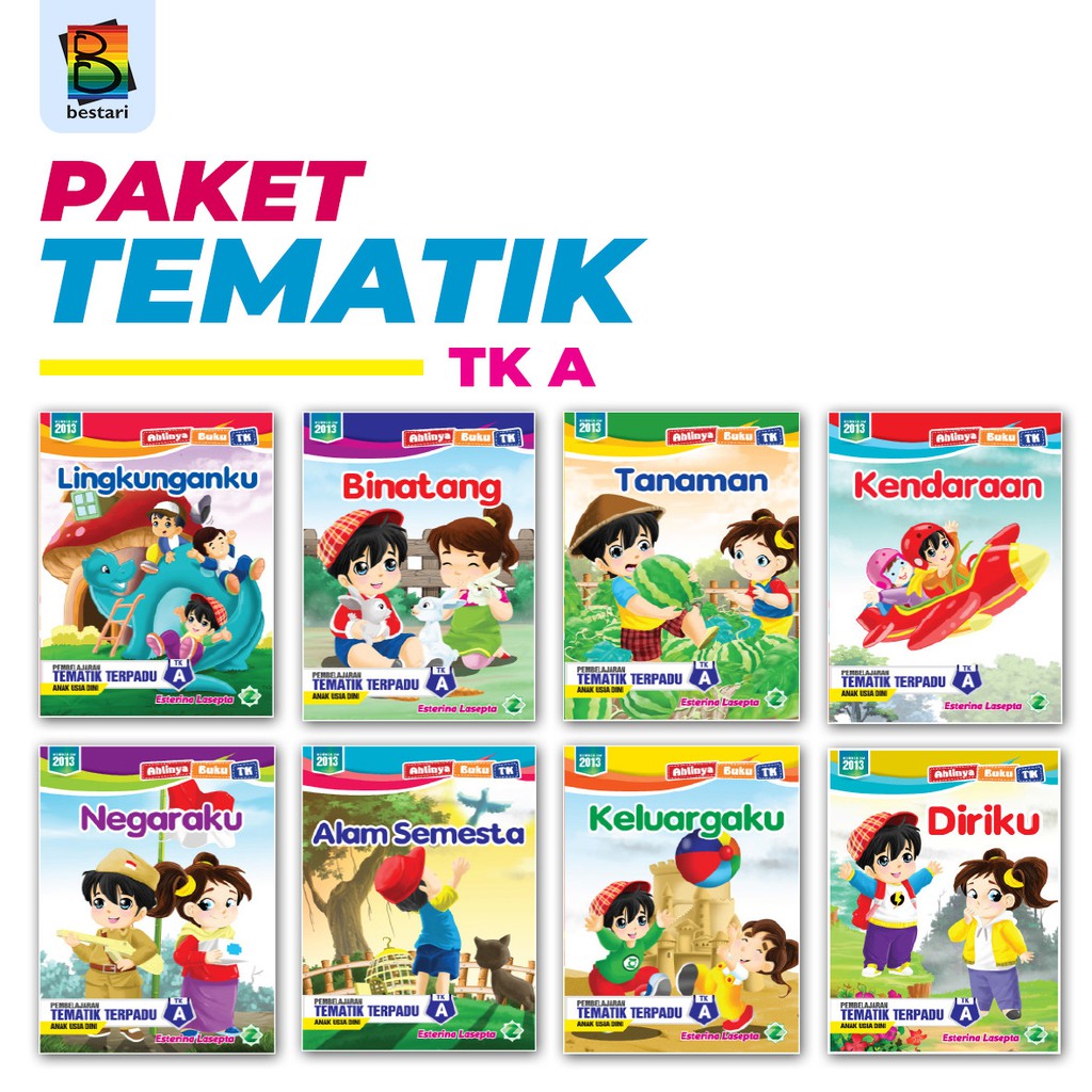Jual Buku Pelajaran TK - Paket Seri Tematik TK A | Shopee Indonesia