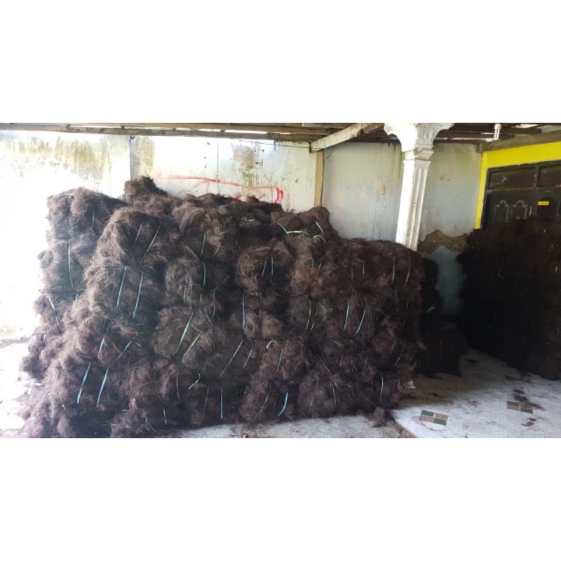 Jual Ijuk resapan ijuk aren ijuk hitam 1kg | Shopee Indonesia