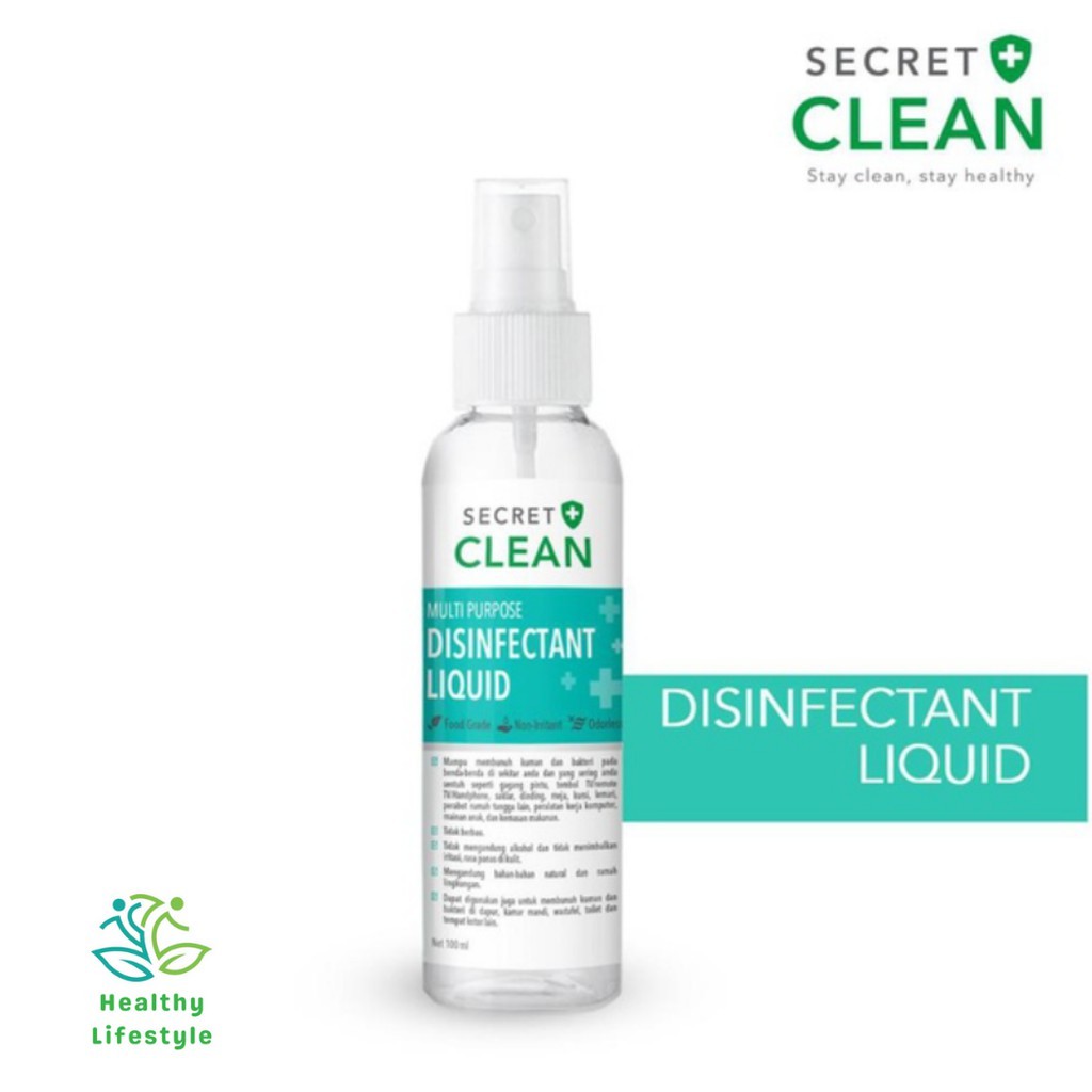Jual Secret Clean Spray Food Grade Disinfectant Liquid (Cairan ...