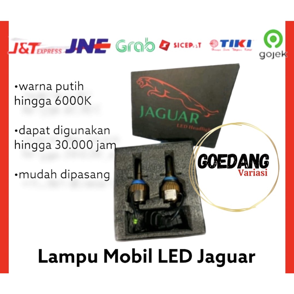 Jual Lampu Mobil LED Jaguar H4 2 Warna/ Lampu Mobil LED Jaguar H11 6K ...