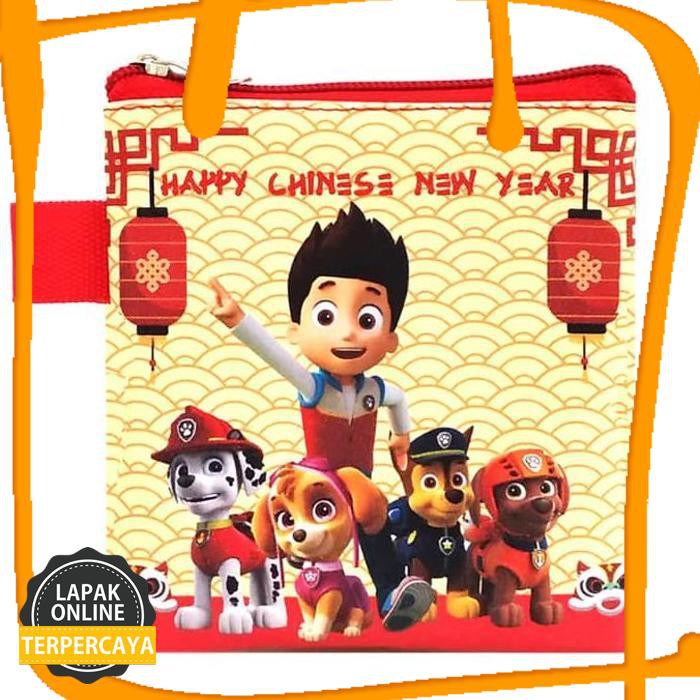 Jual Original Dompet Angpao Imlek Anjing Paw Patrol Five Amplop Tahun ...