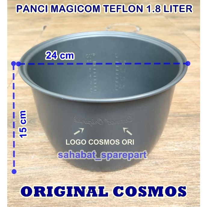 Jual PANCI TEFLON MAGICOM RICE COOKER COSMOS 1.8 LITER TINGGI 15 CM ...