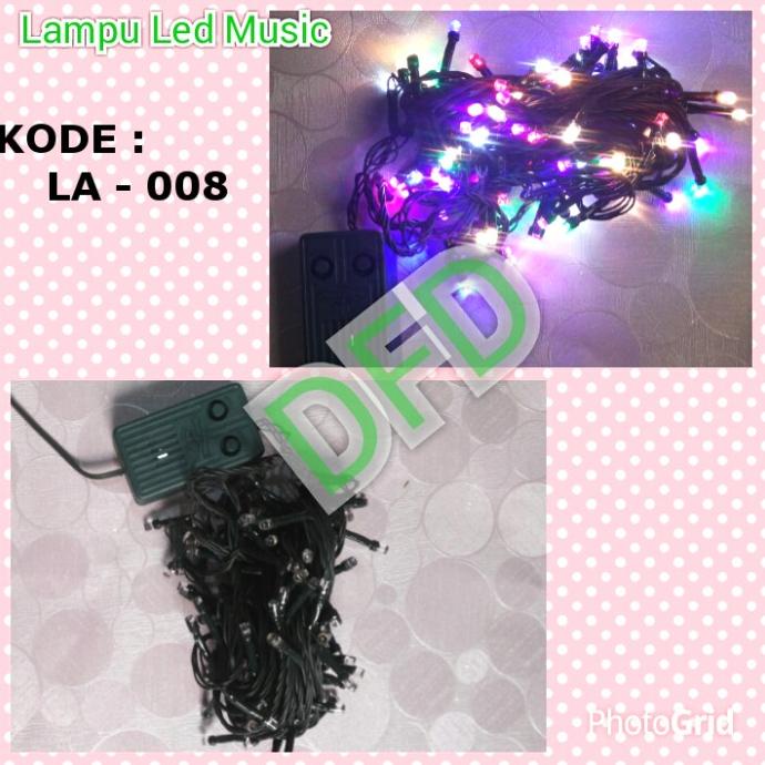 Jual Lampu Natal / Lampu Led Musik ( Kode : LA - 008 ) | Shopee Indonesia