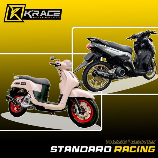 Jual Knalpot K'race Standar Racing Fazzio 125/Gear 125/FREEGO125/MIO M3 ...