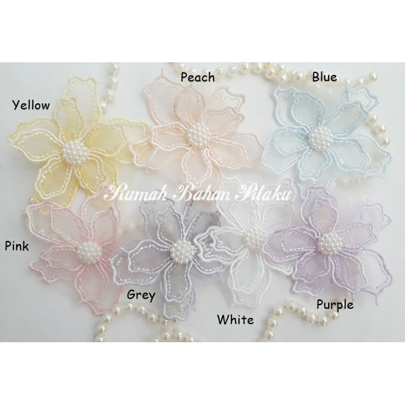 Jual (AB-56) APLIKASI BROKAT BUNGA , HARGA per-BIJI | Shopee Indonesia