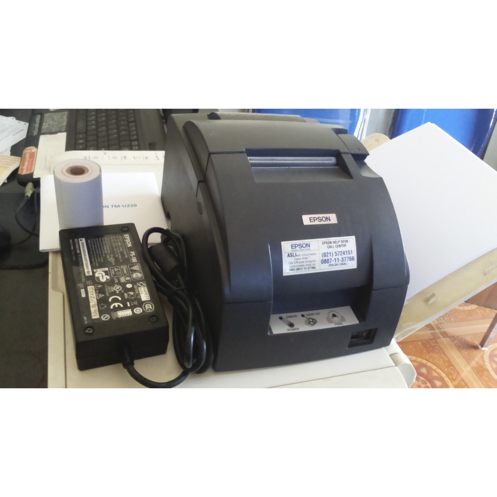 Jual Printer Kasir Epson TMU 220 Auto Cutter TM-U220B USB Printer POS ...