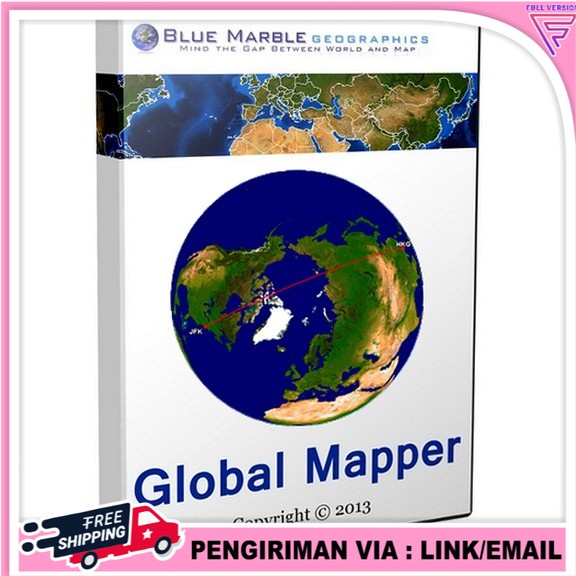 Jual Aplikasi Global Mapper Untuk Pengelola Data GIS , GPS Tampilan 3D ...