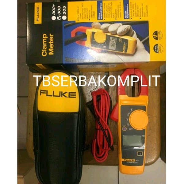 Jual Fluke 303 Digital Clamp Meters 600A Tang Amper Meter 600 Ampere ...