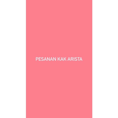 Jual Pesanan kak arista putri | Shopee Indonesia