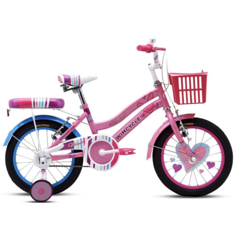 Jual SEPEDA MINI WIMCYCLE CLARA 16 INCH WARNA PINK | Shopee Indonesia