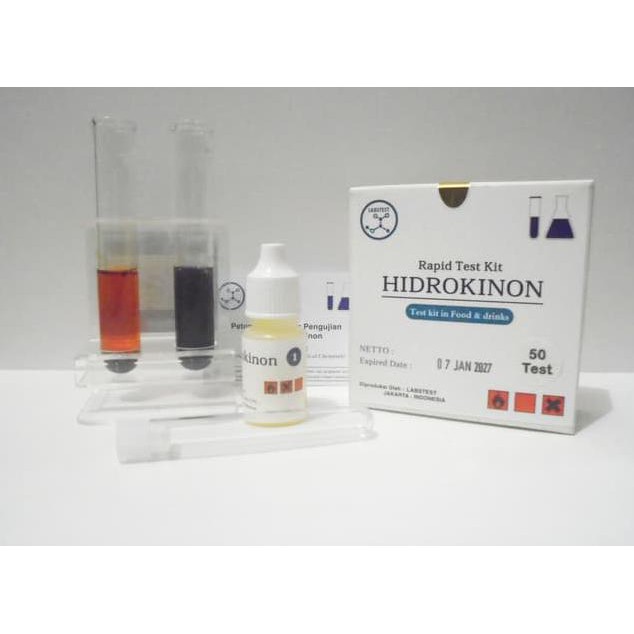 Jual Jual Test Kit Hidrokinon pada kosmetik, Alat Uji Cepat Hidroqinon ...