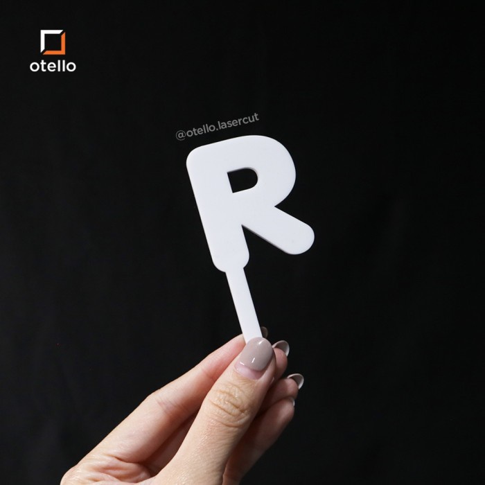Jual Otello - Cake Topper Huruf Abjad Topper Kue Akrilik Hiasan Nama ...