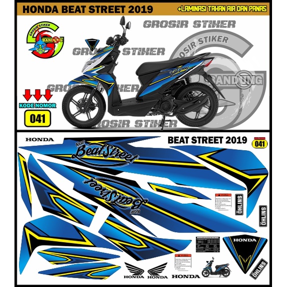 Jual STIKER VARIASI MOTOR HONDA BEAT STREET | Shopee Indonesia