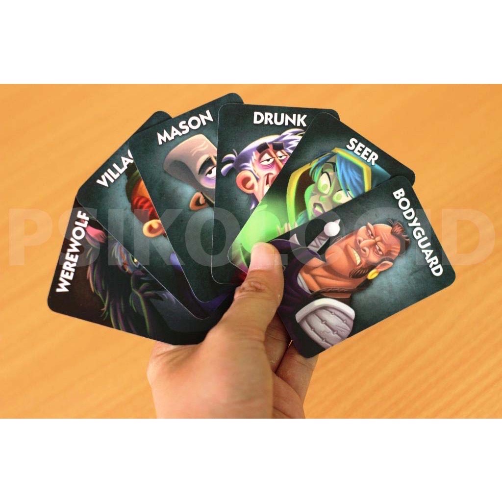 Jual (Board Game) One Night Werewolf Card Full Color | Shopee Indonesia