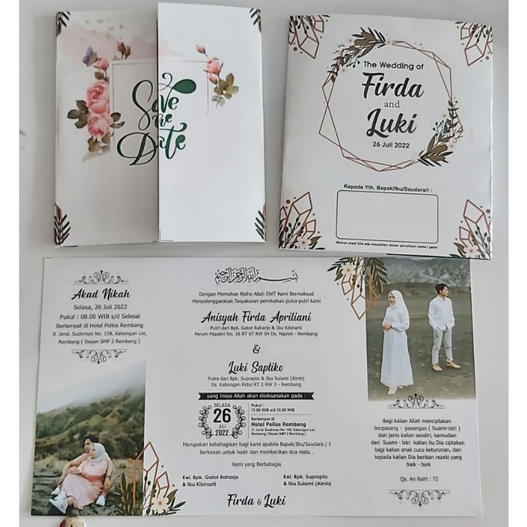 Jual Undangan Custom desain dan ukuran | Shopee Indonesia