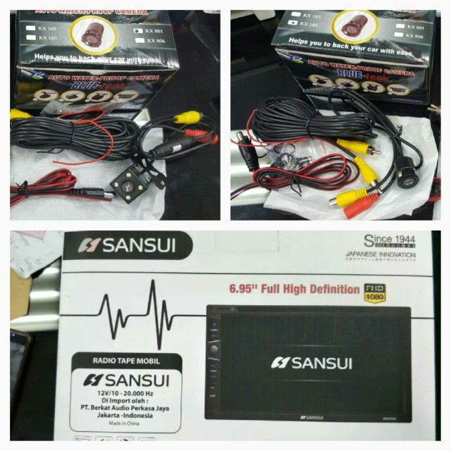 Jual Audio doubel din merek sansui camera mundur mobil grand xenia ...