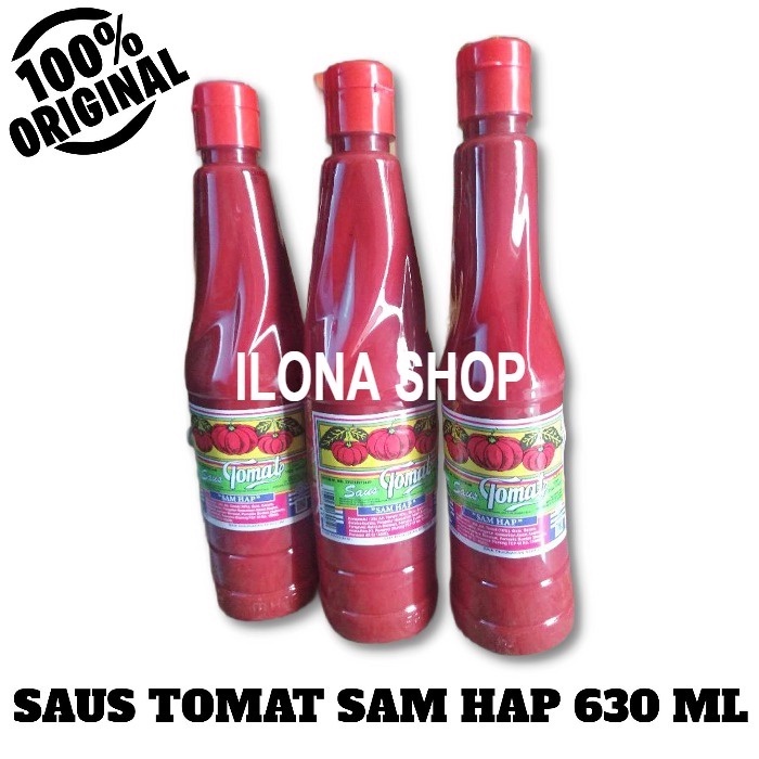 Jual SAOS TOMAT MERAH CAP 3 (TIGA) TOMAT SAUS MASAK SAM HAP SAMHAP ...