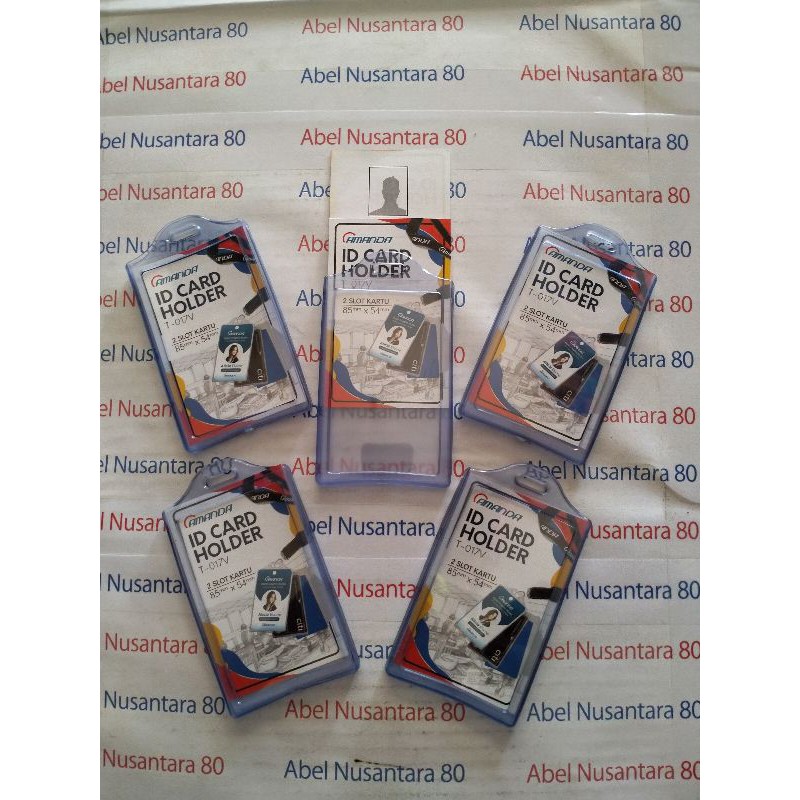 Jual id card silicon double card / id Case 2 sisi transparan | Shopee ...