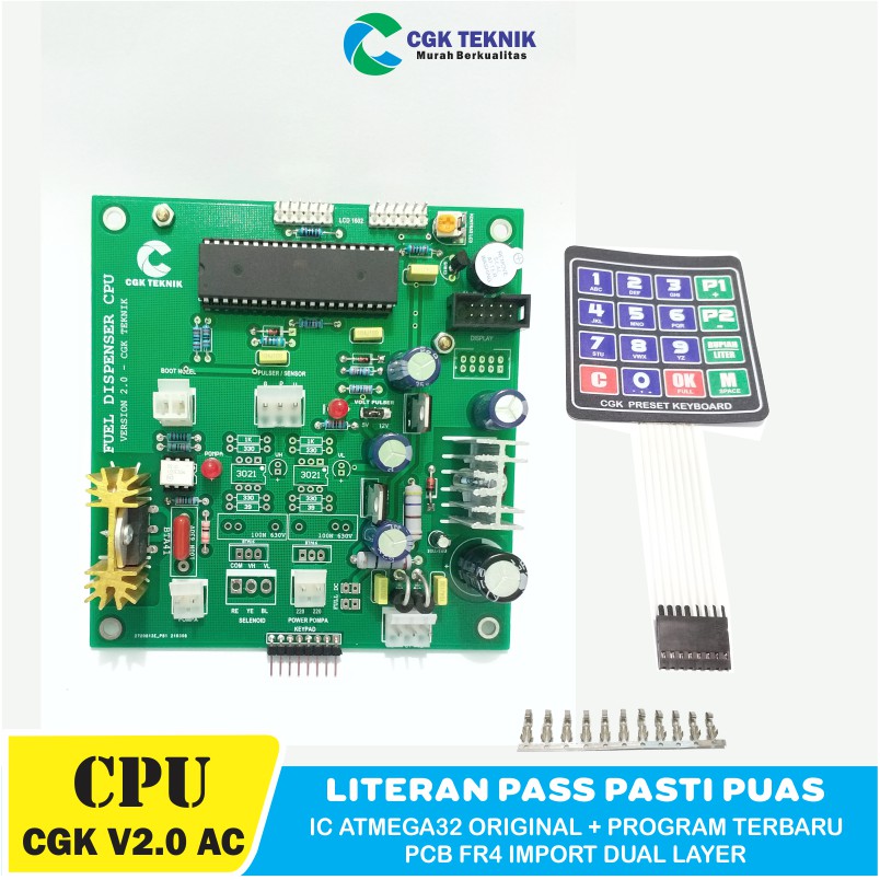 Jual CGK TEKNIK - CPU PERTAMINI POM MINI CGK 2.0 MINIMALIS POMPA AC + LCD 1602 + KEYPAD MEMBRANE ...