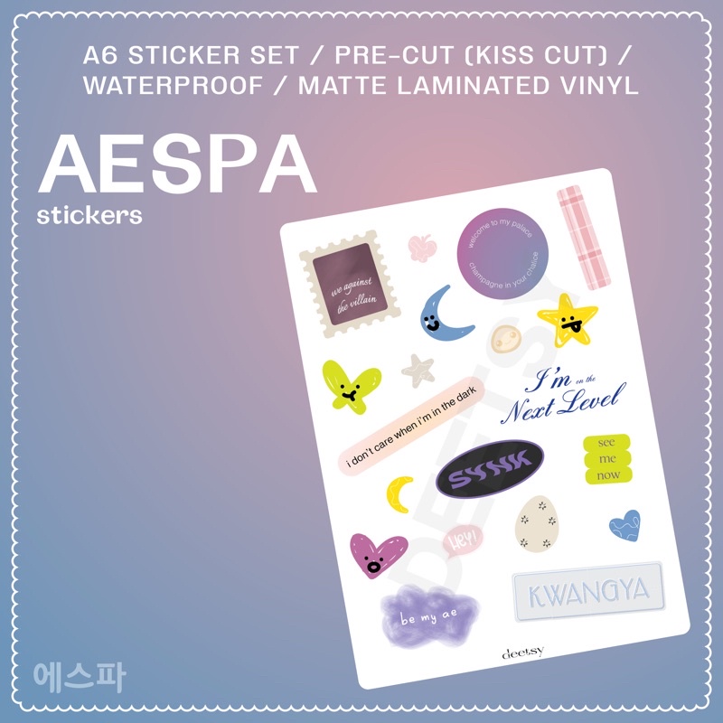Jual Aespa Sticker Pack | Shopee Indonesia