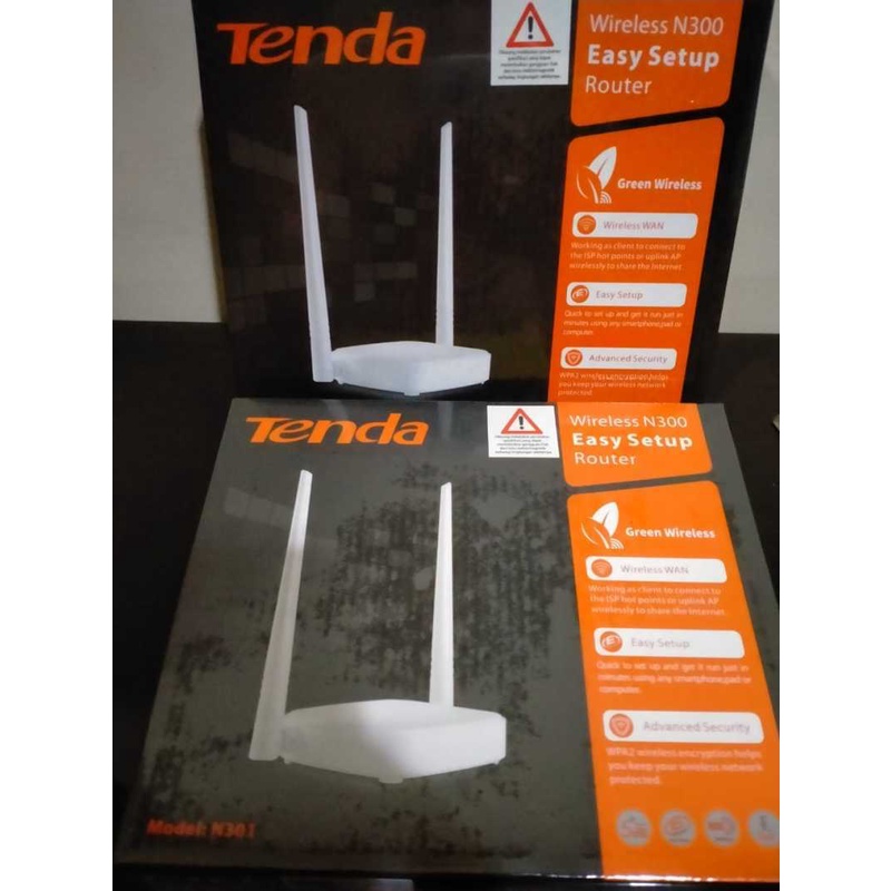 Jual Tenda N301 Wireless Router 300 Mbps Tenda N301 Wireless N300 Easy ...