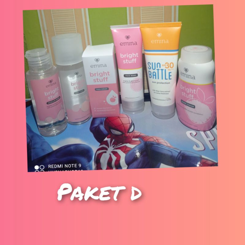 Jual Bisa COD Paket Emina 1 Satu Paket Series Lengkap Komplit Ekonomis ...