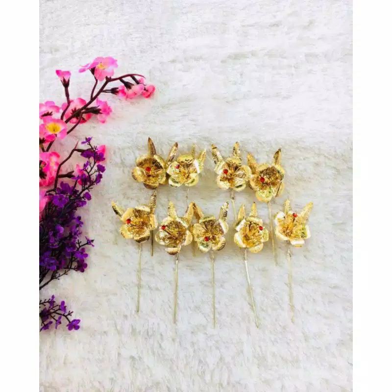 Jual BUNGA PUCUK MERAH,GOLD DAN SILVER | Shopee Indonesia