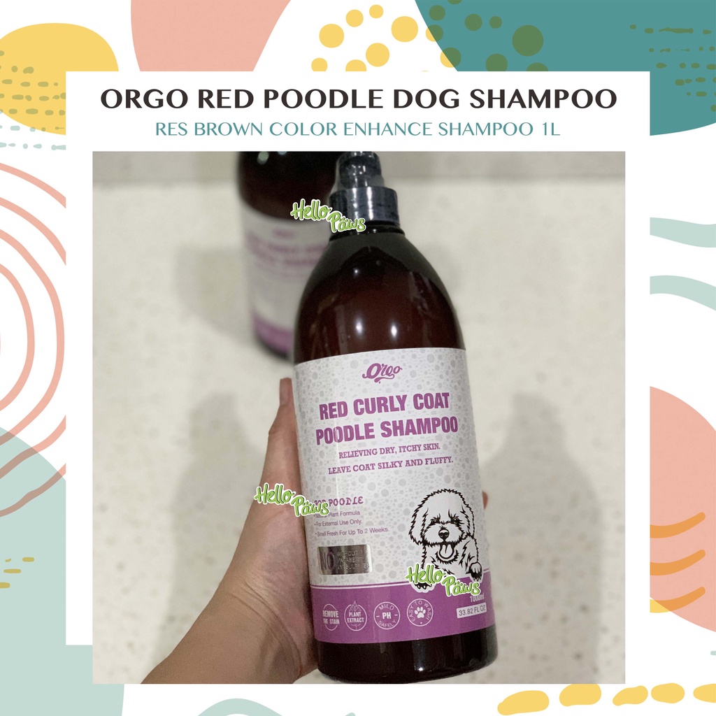 Jual Orgo Red Poodle Dog Shampoo 1 Liter - Shampoo Anjing Poodle ...